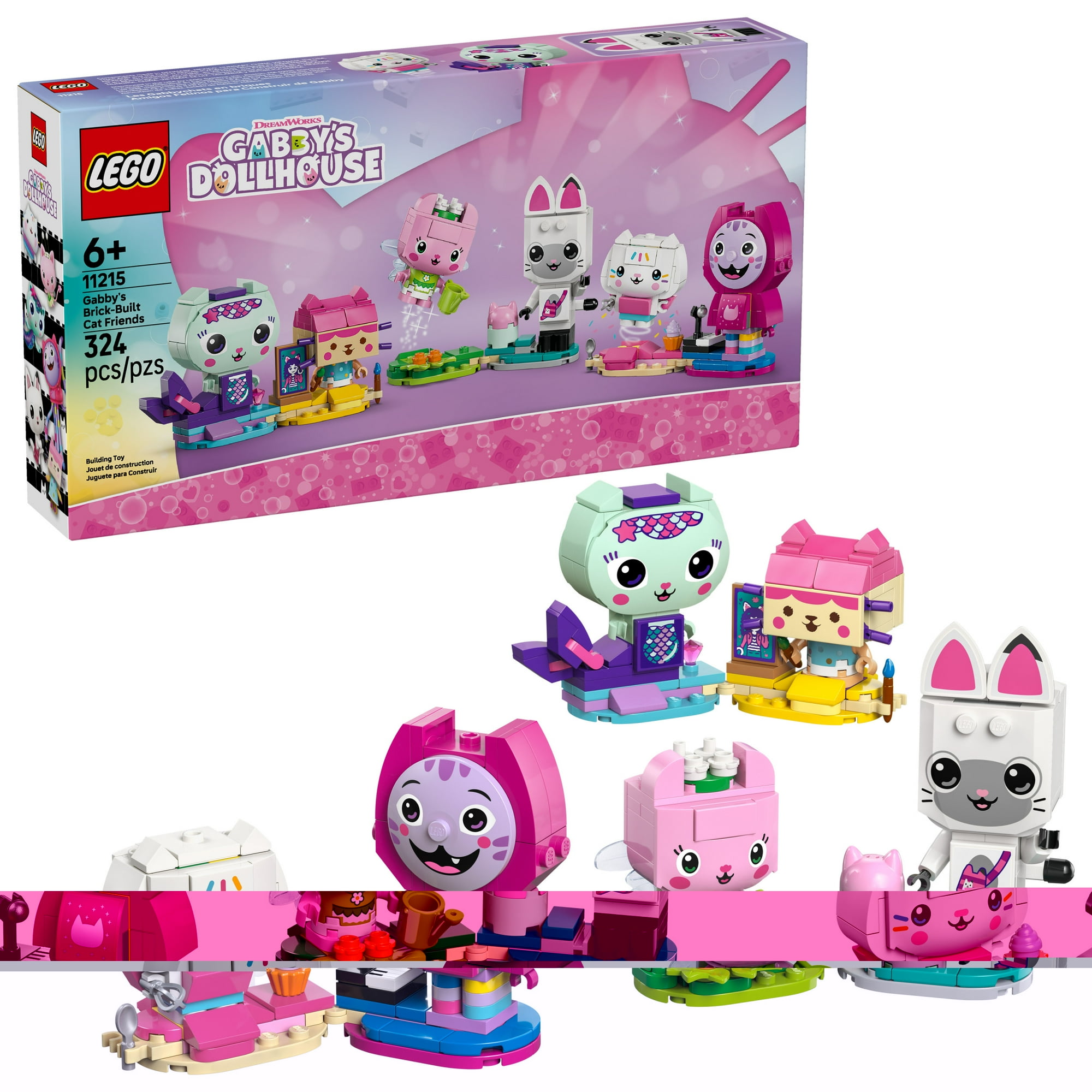 Click here for Lego Gabbys Dollhouse Gabbys Brick-Built Cat Frien... prices
