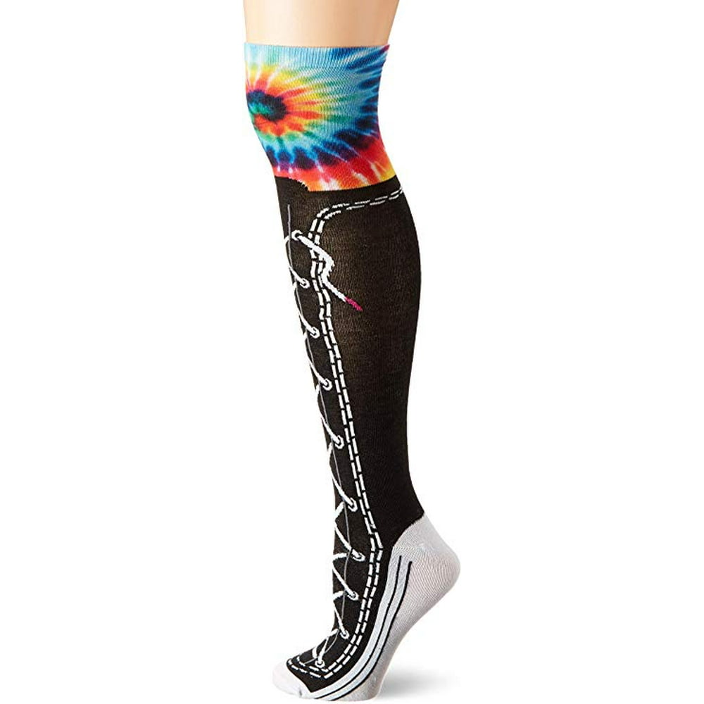 K. Bell Socks - Women's Knee High Socks - K Bell - Tie Dye Sneaker ...
