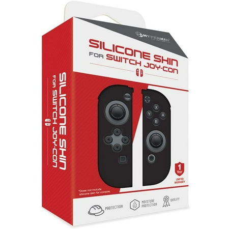 Hyperkin Joy-Con Silicone Skins - Neo Black for Nintendo Switch ...
