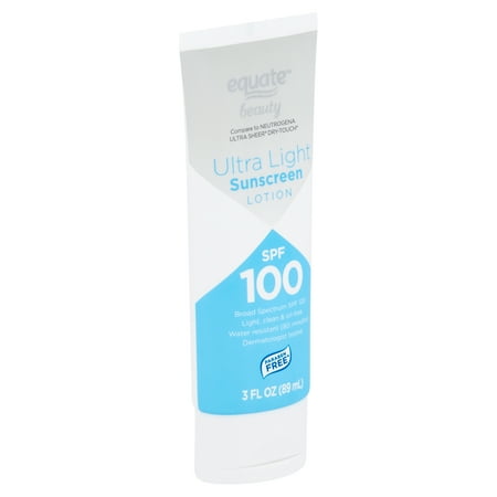 Equate Beauty Ultra Light Sunscreen Lotion, SPF 100, 3 fl oz - Walmart.com
