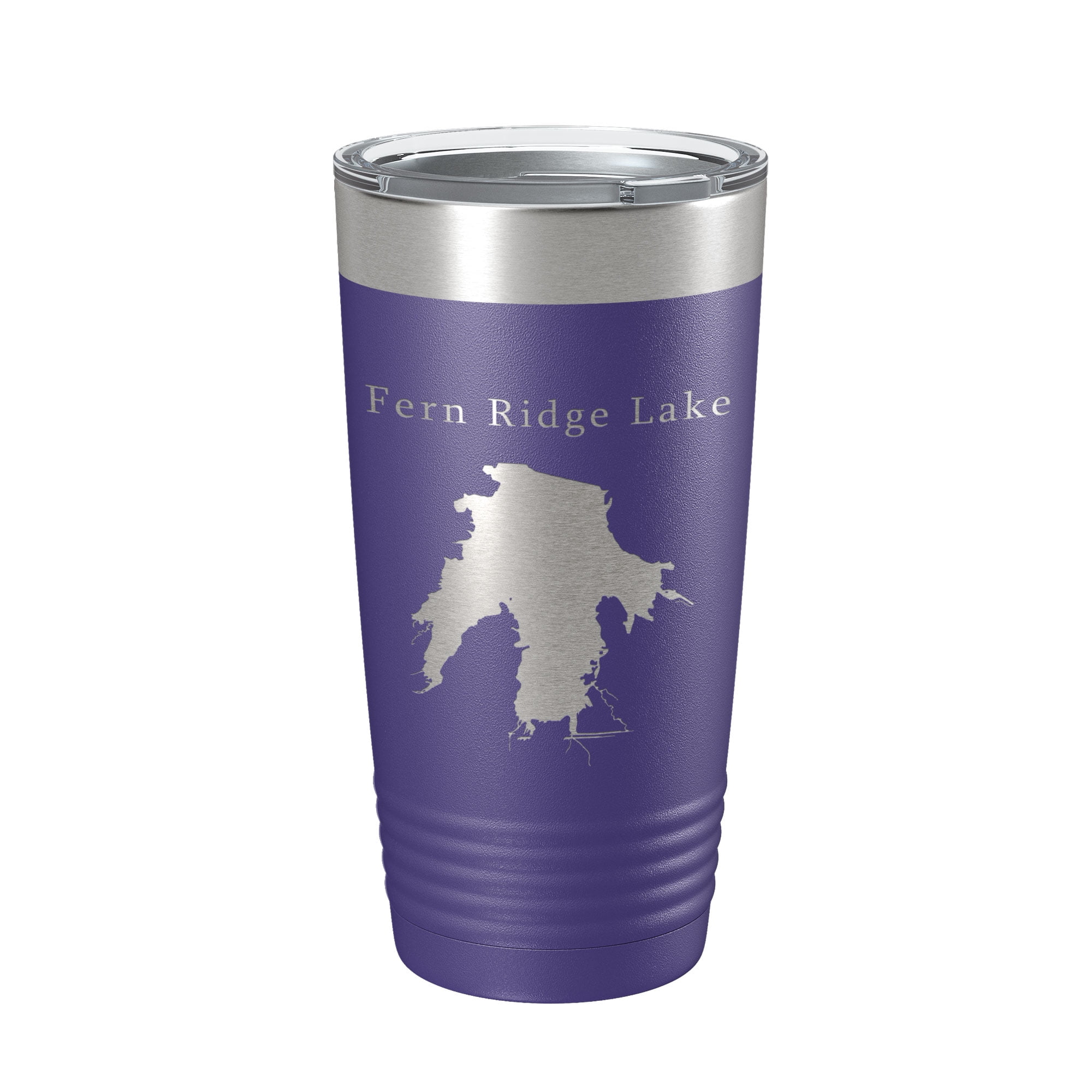 Fern Ridge Lake Map Tumbler Travel Mug Insulated Laser Engraved Coffee ...