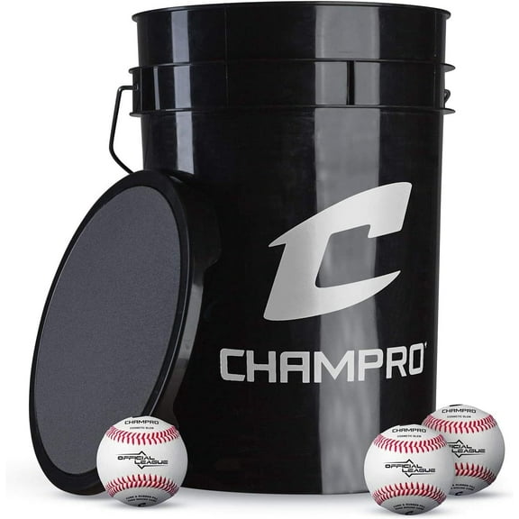 Diamond 6-Gallon Ball Bucket with 30 USSSA DOL-1 Baseballs - Walmart.com