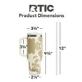 RTIC 30 oz Ceramic Lined Road Trip Tumbler, Leak-Resistant Straw Lid ...