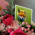 3drose, for Fox Sake Another Year Older with Beautiful Artistic Fox, 12 ...