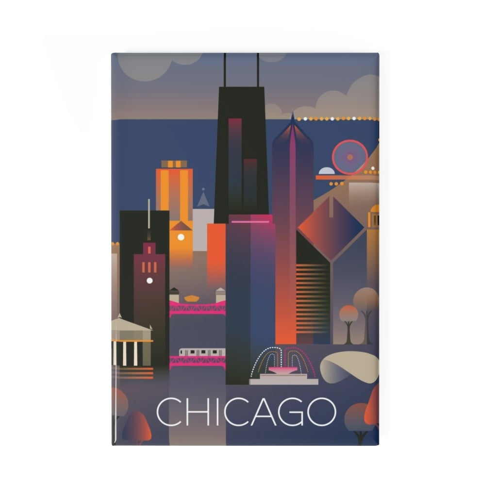 CHICAGO REFRIGERATOR MAGNET - Walmart.com