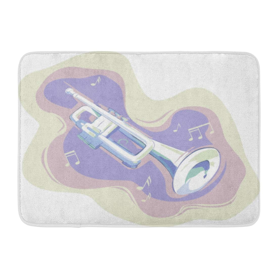 GODPOK Blowing White Bebop Trumpet Air Valve American Culture Blaring ...