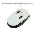 Mini Small Wireless Mouse for Travel Optical Portable Mini Cordless Mice with USB Receiver for ...