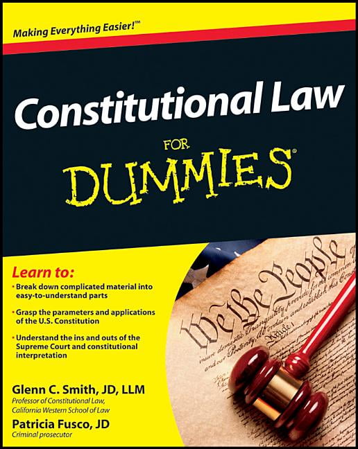 For Dummies Constitutional Law For Dummies Paperback Walmart for-dummies-constitutional-law-for-dummies-paperback-walmart
