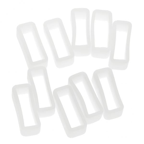 4-10pack 10 Pieces Rubber Replacement Keeper Loops Strap End Holder 4 ...