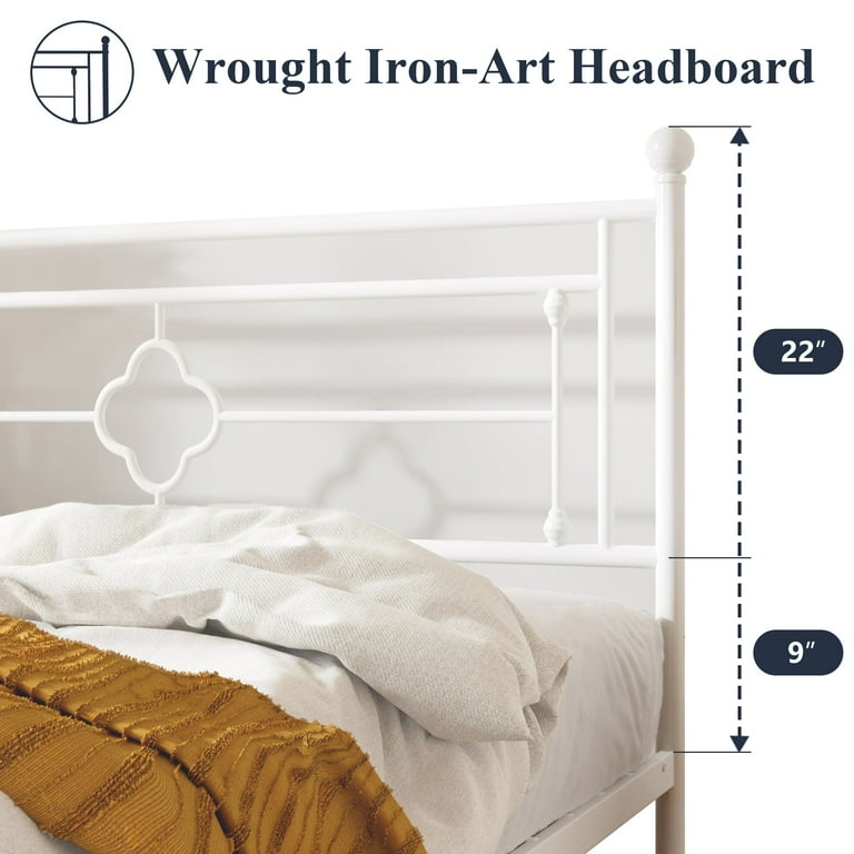 Wrought iron twin headboard store