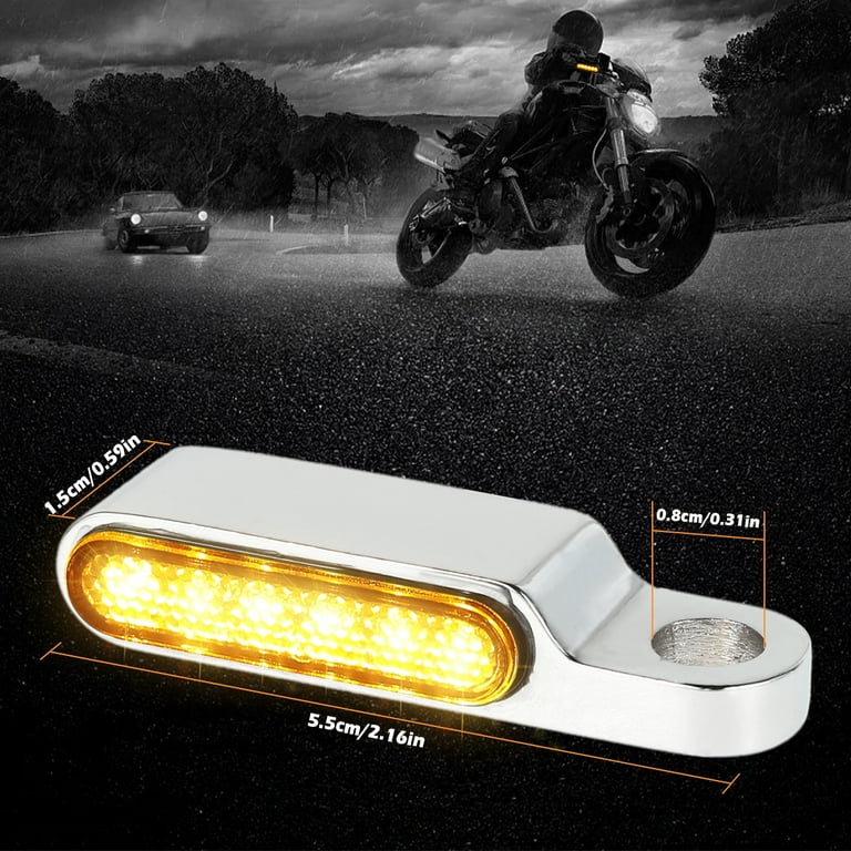Motorcycle Handlebar Turn Signals 1"25mm Handlebar Motorcycle Turn