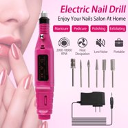 Nail Polisher Power Manicure Care Tool Electric Nail Drill Bits Set Pen ...
