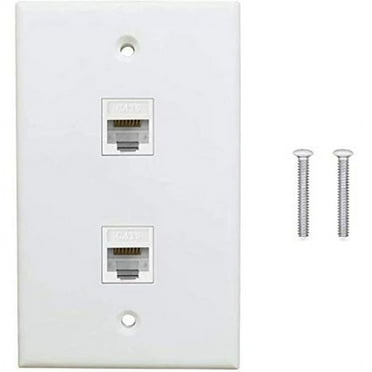 BASEPORT Multi-Plug Media Wall Outlet: USB Ports, HDMI, Ethernet, Coax ...
