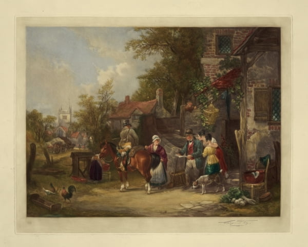 Print: The Village Postman - Walmart.com