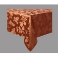 Town & Country Autumn Medley Rust Spice Fall Leaf Damask Tablecloth ...