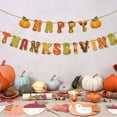 Give Thanks Banner Happy Thanksgiving Decorations Banners, Fall Maple ...
