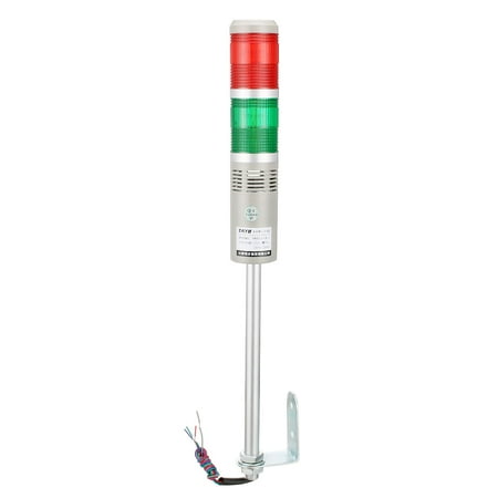 Warning Light Bulb Alarm Tower Lamp Buzzer 90dB DC24V Red Green TB50-2T ...