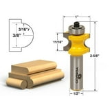 Yonico 5 Bit Bullnose Router Bit Set C3 Carbide 1/2" Shank- 13515 ...