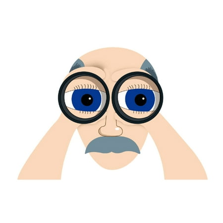 babydream1 Funny Fence Decoration Nosy Old Man and Lady Yard Sign ...