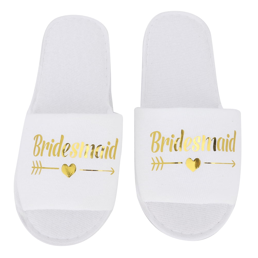 Click here for Staiysm Wedding Party Slippers 5 Pair Letters Prin... prices