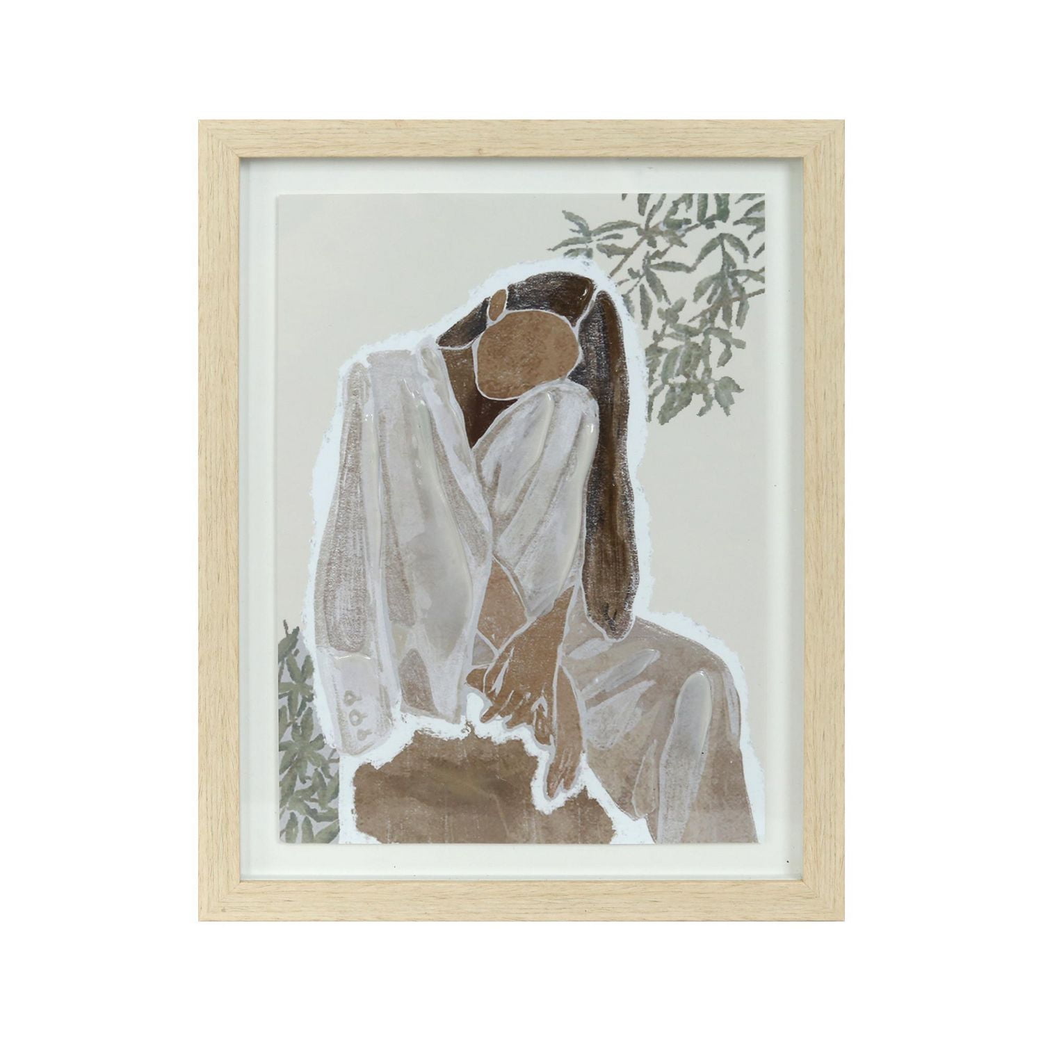 Click here for Nobrand No Brand Framed 12x16 Lady Portrait Wall A... prices