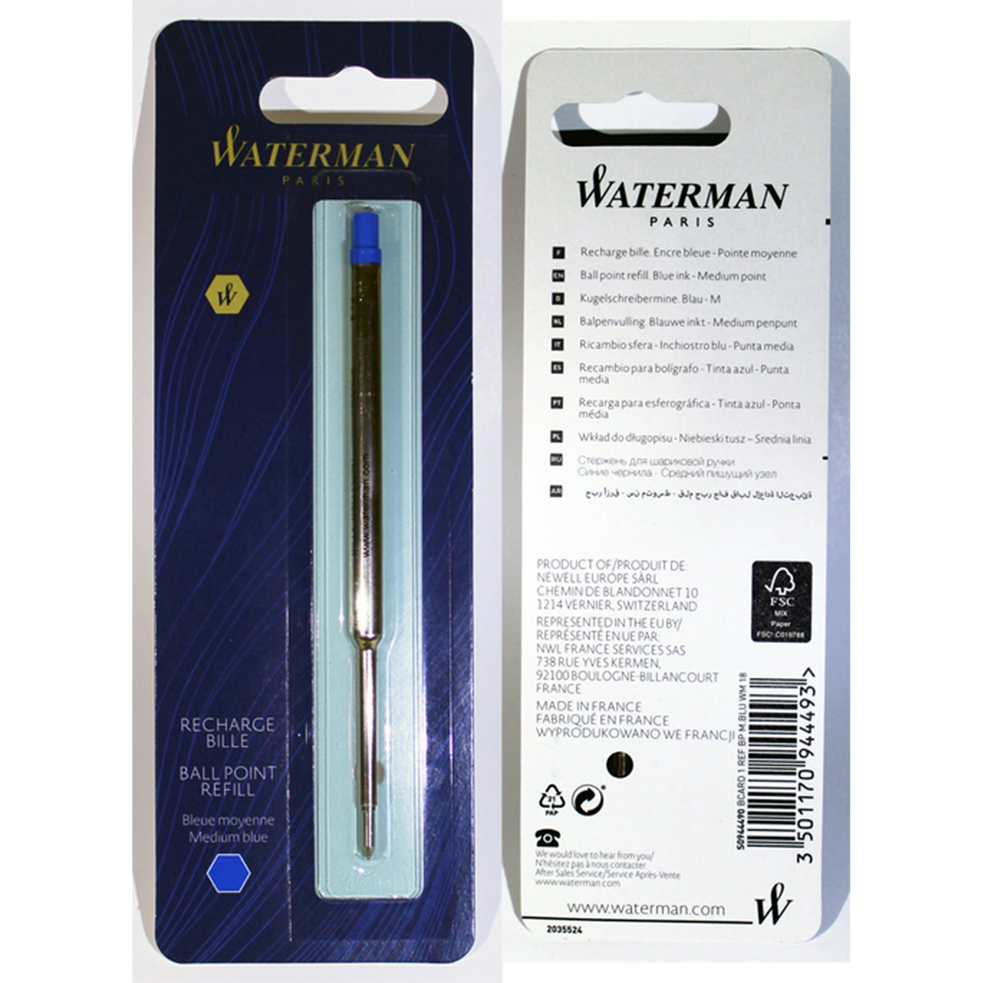 Click here for Waterman S0944490 Rolling Ballpoint Pen Refill Med... prices