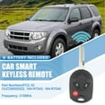 3 Button Car Keyless Entry Remote Control Replacement Key Fob Proximity ...