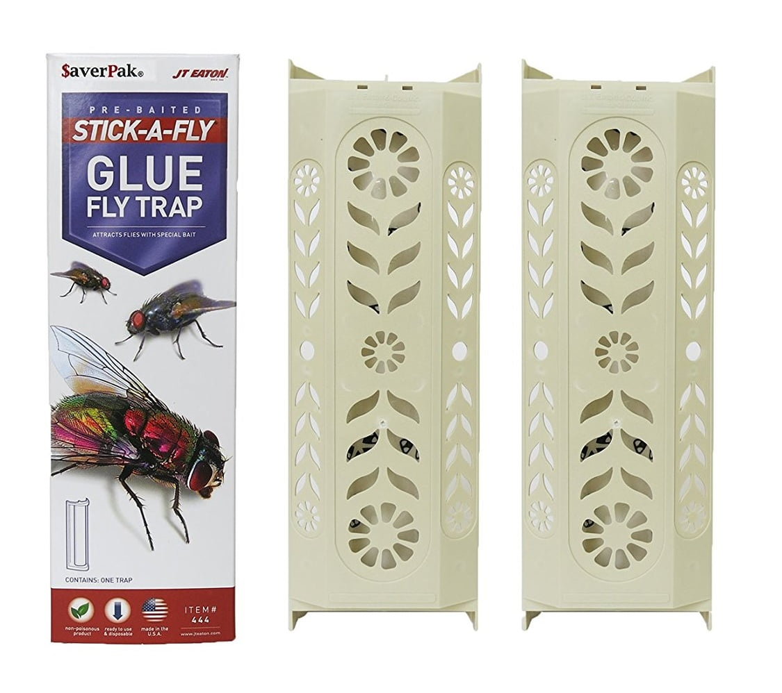 $averPak JT Eaton Stick-A-Fly Trap & Glue Fly Strip Ribbon - Walmart.com