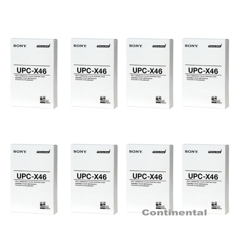 8 Packs DNP UPC-X46 4x6" Self-Laminating Color Printing Pack for the ...