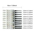 Crochet Hook Set Acrylic Materials Ergonomic Large Handle Multiple Size ...