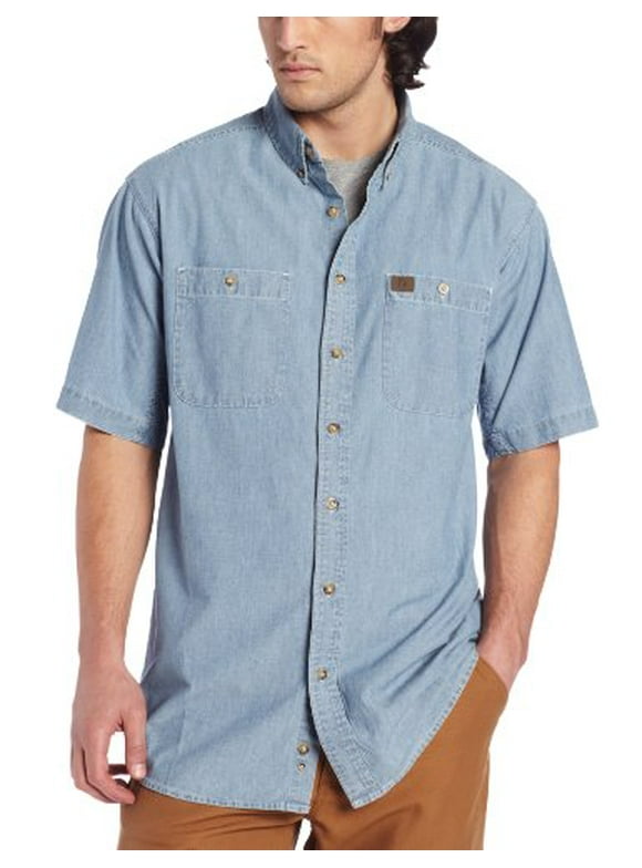 Mens Chambray Work Shirt