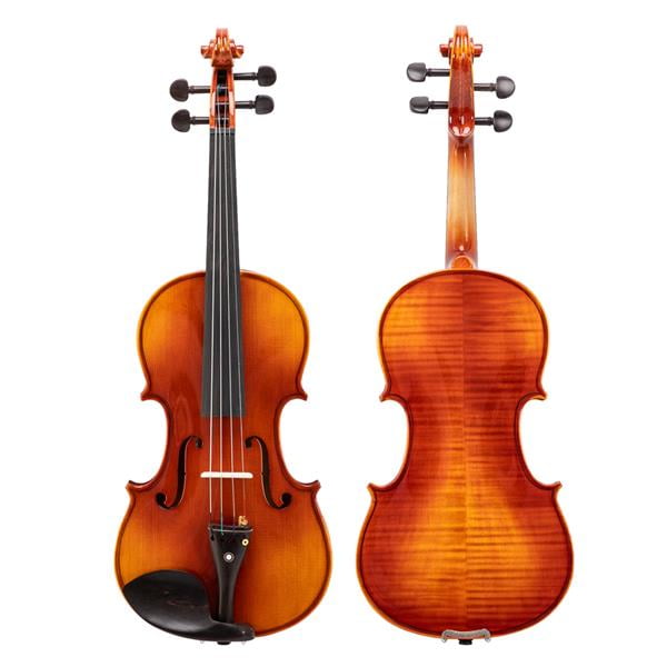 Clerance! 4/4 Full Size Violin Set Glarry 4/4 Spruce Panel Violin ...