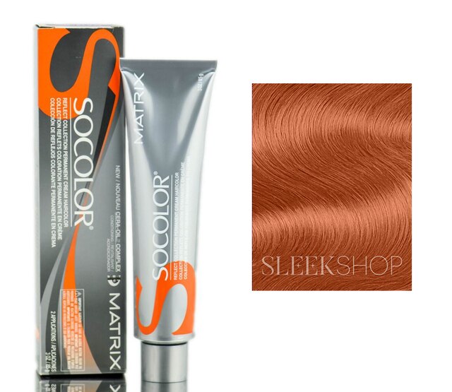 Matrix SoColor Reflect Collection, 7CC, Dark Blonde Copper, Pack of 1 w ...
