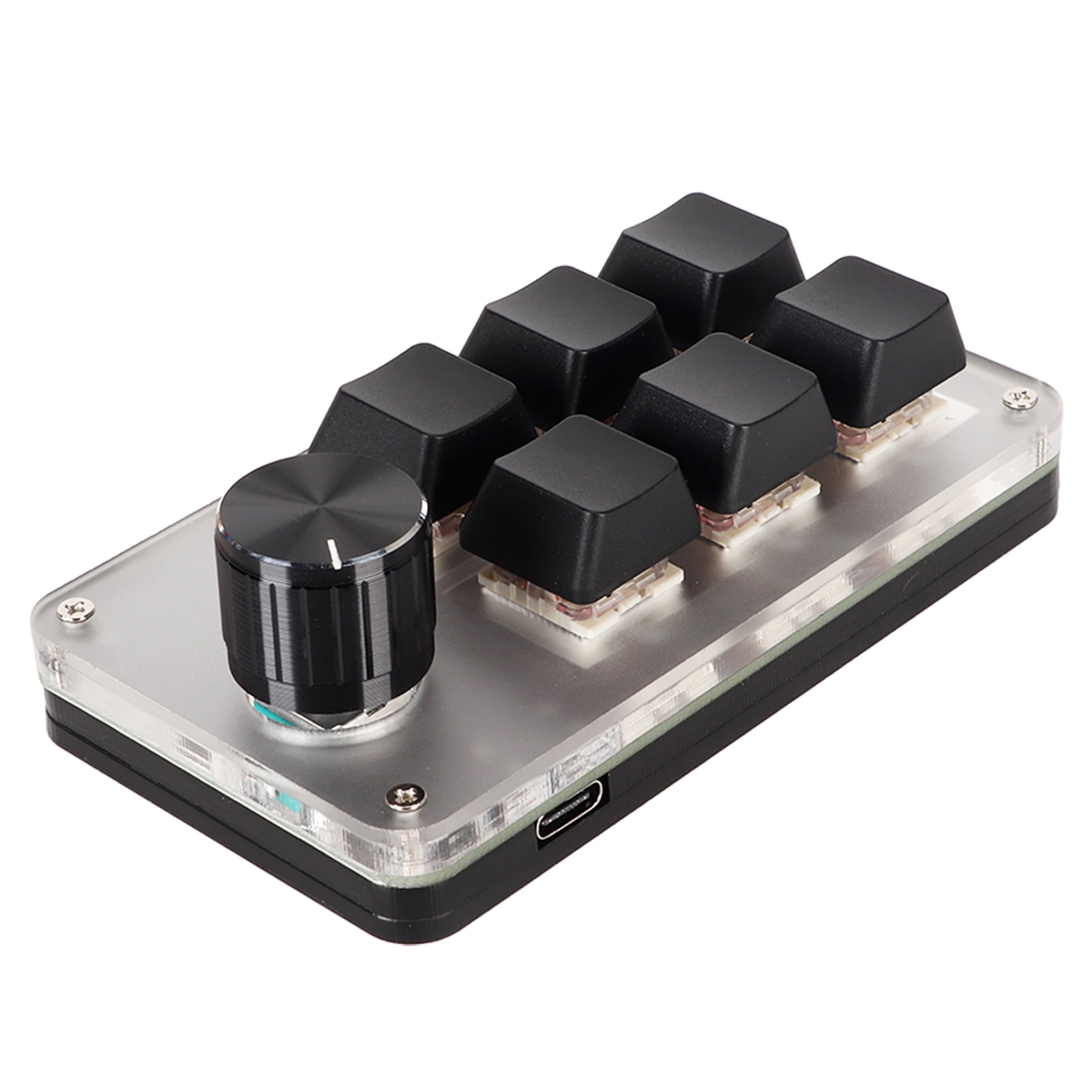 Teclado Macro con Interruptor Rojo Teclado Mecánico Personalizado USB ...