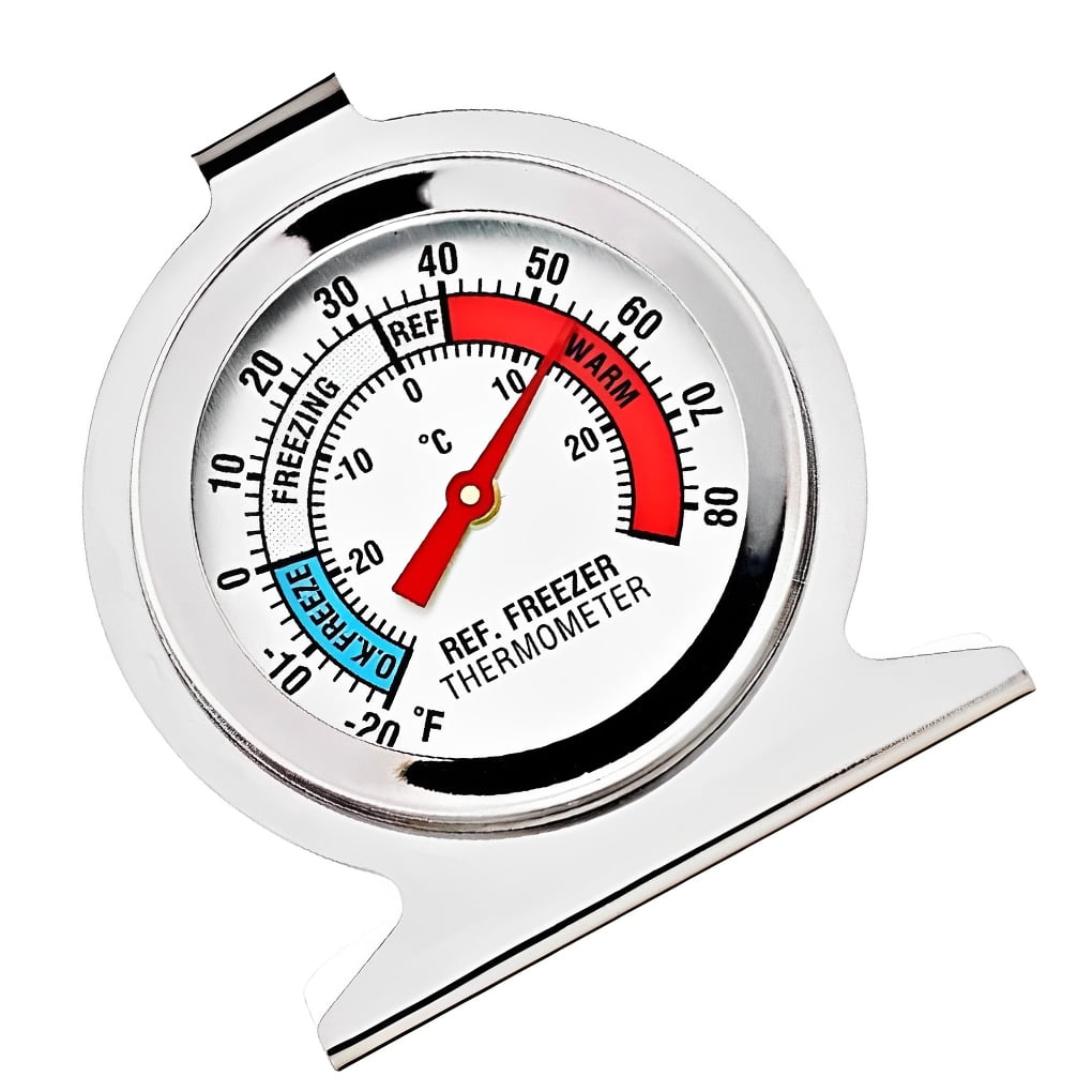 Tssuoun Refrigerator Temperature Meter Space-saving Dial Temperatures ...