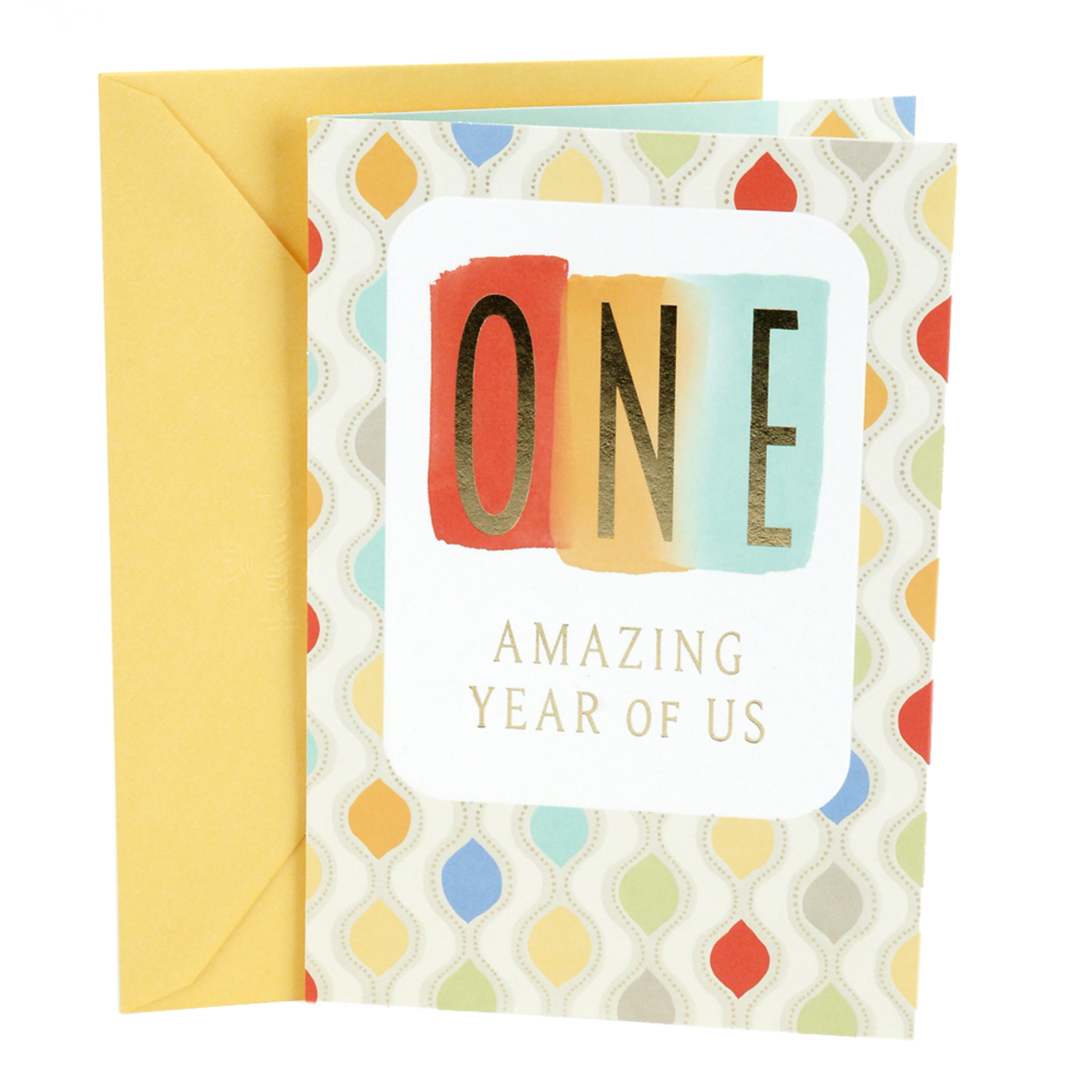 Hallmark 1st Anniversary Greeting Card For Spouse One Year Lettering Hallmark 1st Anniversary Greeting Card For Spouse One Year Lettering
