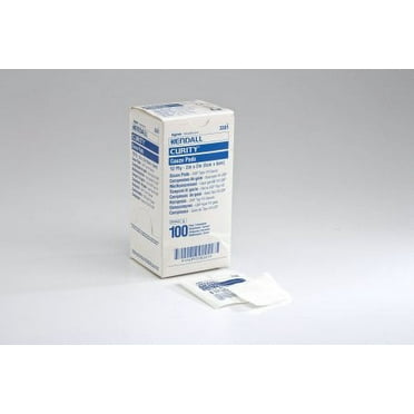 Curity Drain Sponge Gauze 4'' X 4'' Square, Sterile, Box of 50, 6 Pack ...