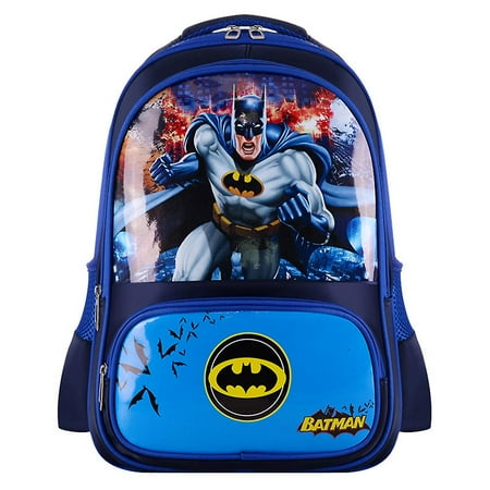 Marvel Spiderman Iron Man Batman Travel Backpack Kids Boy School Bag ...