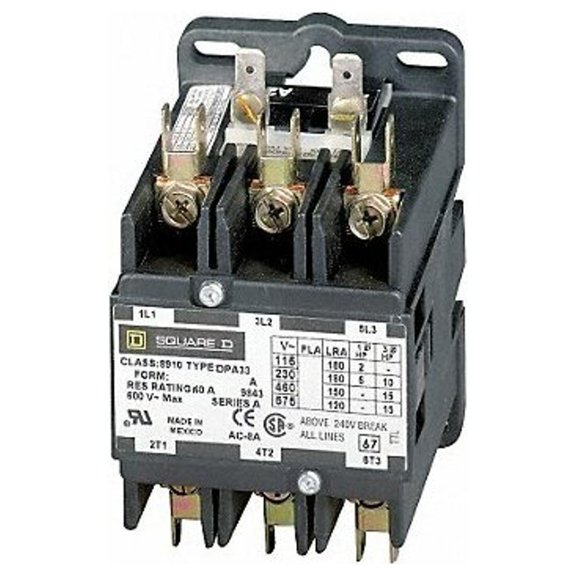 Square D IECMagneticContactor,NonReversing,24VDC LC1D115BD - Walmart.com
