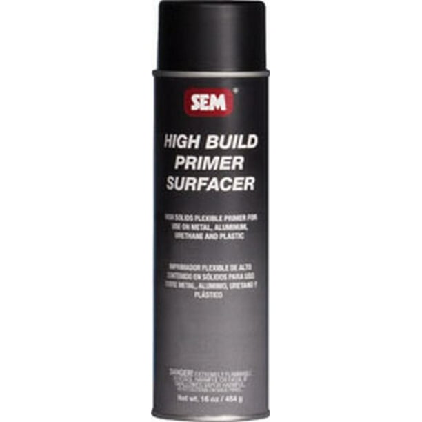 SEM Paints 42003 High Build Primer Surfacer- Black, 20oz Aerosol Can ...
