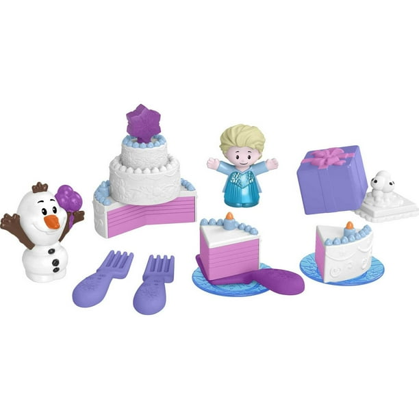 Disney Frozen Elsa & Olaf’s Party Little People Toddler Playset with ...
