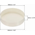 BDKWID-3.5" PVC Pipe End Cap Fitting, 4 Pack Furniture Grade Plug ...