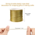 4 Rolls Metallic Elastic Cords Stretch Cord Ribbon Metallic Tinsel Cord ...