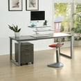 Lorell Sit-to-Stand Electric Desk Riser, Adjustable Height, Black ...