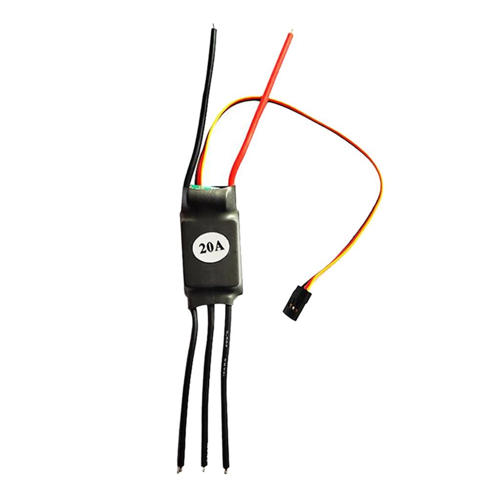 Brushless ESC Electric Controller for Direct , 2-4S 20A - Walmart.com