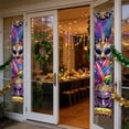 Fasiaou Mardi Gras Decorations Banner New Orleans Themed Carnival Party ...
