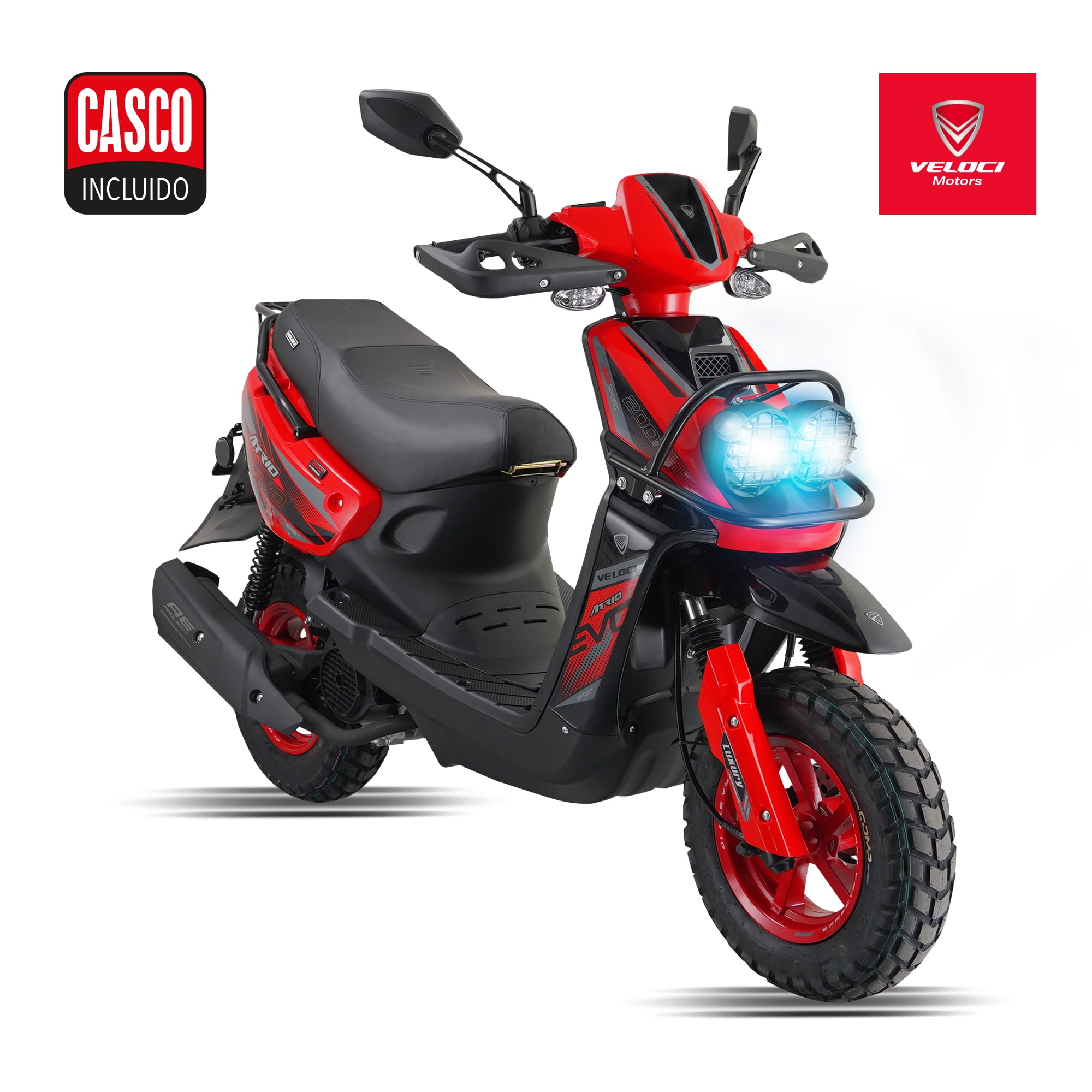 Motocicleta Veloci Atrio Evo Sport 200cc Rojo 2025 | Walmart en línea