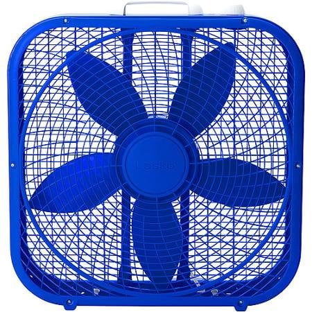 Be Cool with Lasko Cool Colors 20 Box Fan, Royal Blue by Lasko ...