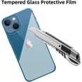 3 Pack Glass Back Screen Protector Compatible for iPhone 16E / iPhone ...