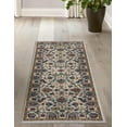 Rugs.com Medina Collection Rug – 10 Ft Runner Cloud Gray Medium Rug ...